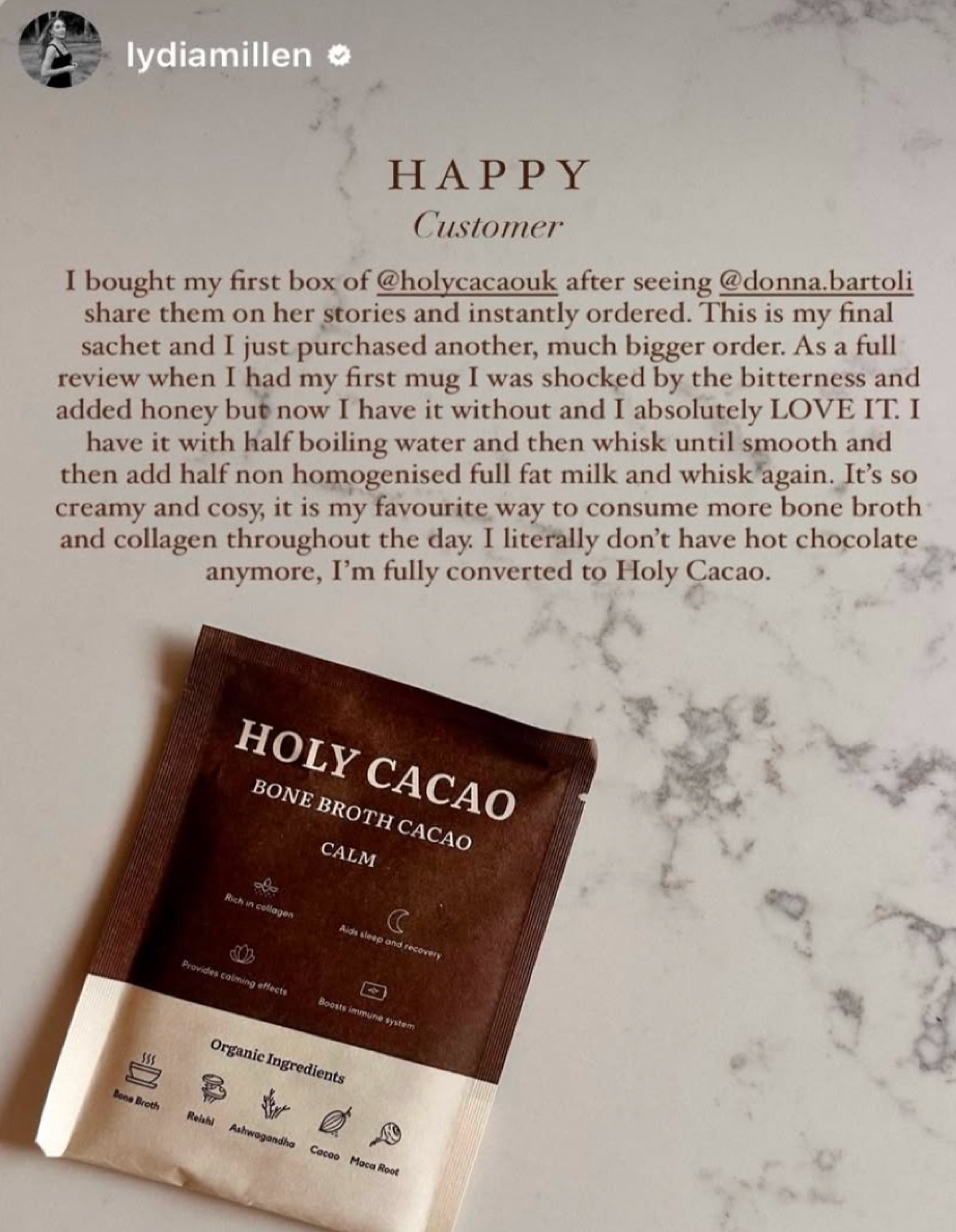 HOLY CACAO - Bone Broth Cacao Brews